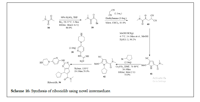 Synthetic Review of Manufacturing Routes to CDK4/6 Inhibitor Drug